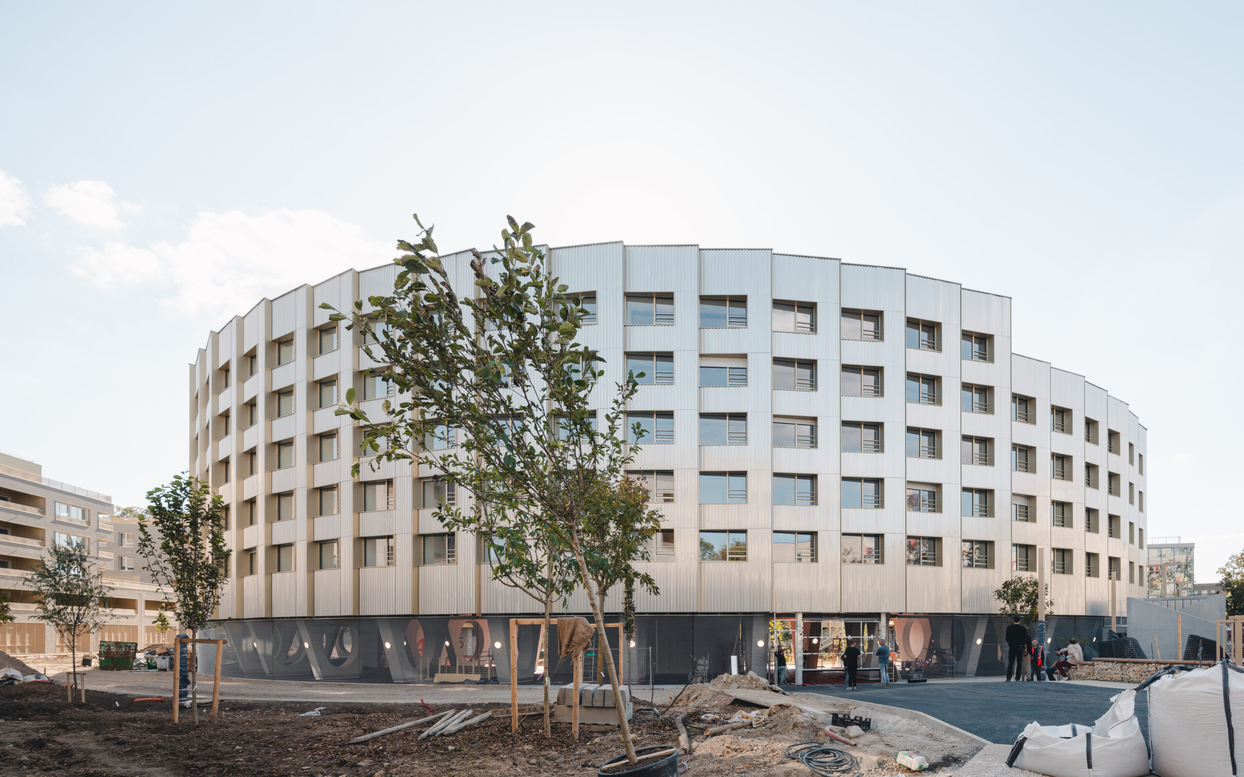 Construction d'un campus : résidence étudiante, logements en accession ...