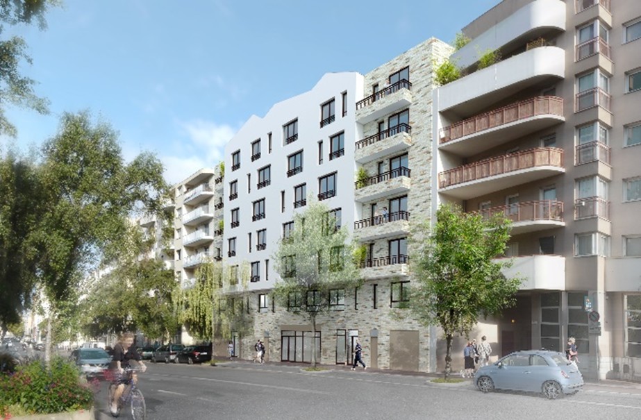 Foyer, logements sociaux et local commercial à Montrouge